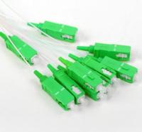 China FTTH Steel Tube Plc Splitter , 2 8 Splitter Mini Type singlemode G657A for sale
