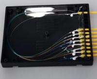 China 1310 1550 Plc Optical Splitter , SC / APC 1x8 Optical Splitter 2mm Pigtails for sale