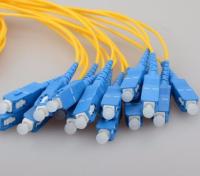 China Passive Fiber Optic Splitter 1X16 SC Single Mode G657A ABS Module for sale