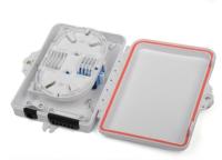 China Fiber Optic Breakout Box 1 Inlet 6 Outlet FTTH Mini 4 / 6 Fiber Optic Distribution Box FDB for sale