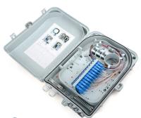 China Fiber Optic Wall Box 1:16 Cassette Splitter Or 24 Core Pigtails And Adapters FTTH FDB Box for sale