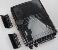 China Terminal Box 16 Core Ftth 2 Inlet,16 Outlet For Drop Cables Black Box Fiber Optic Cable for sale