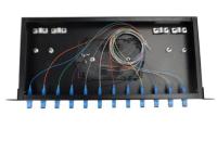 China 19'' 1u fiber patch panel , FTTH Fiber Optic Distribution Panel 12 Ports for sale