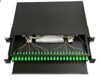 China 24 Core Fiber Optic Patch Panel SC Port Cold Rolled Plate Material for sale