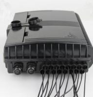 China Waterproof Terminal Box 2 Inlet 16 Outlet 16 Ports Ftth Fiber Optic Distribution Box ABS/PC for sale