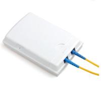 China Dustproof 2 Core FTTH Fiber Optic Access Box Wall Mounted SGS for sale