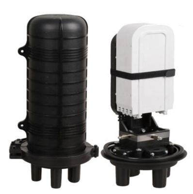 China Ip68 24 48 96coreVertical heat shrink seal dome fiber optic closure 1 inlet 3 outlet for sale