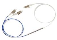 China LC UPC 1*2 FBT Fiber Optic Coupler 0.9mm 1m Optical Fiber Splitter for sale