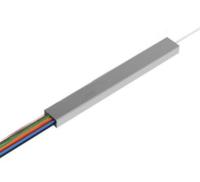 China Bare Fiber SC APC G657A1 PLC Optical Splitter 0.9mm 1m 1x8 for sale