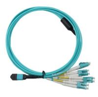 China Mpo Lc Duplex 8F Optical Fiber Patch Cord 5m Cable PC APC Polish for sale