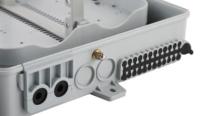 China CATV PC ABS Optical Fiber Distribution Frame 24 Core Wall Mounted SGS for sale