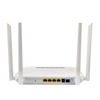 China Wifi EPON XPON Fiber Optical ONU 4GE 4 WIFI Dual Band AC ONT for sale
