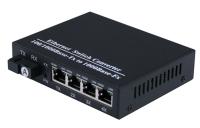 China VLAN Stackable Fiber Optical Converter 1.25Gbps 10/100/1000 Gigabit 10W for sale