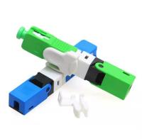 China SM Ftth 50db Fiber Optic Fast Connector Sc Apc Upc Quick Assembly for sale