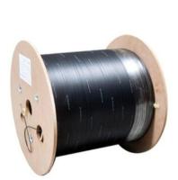 China GJXH Butterfly Drop Optical Cable 1 Core 2 Steel Wire 0.5mm Self Supporting for sale