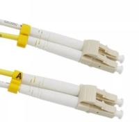 China OM3 Duplex Multimode Fiber Optic Patch Cord LC UPC Connector 10m Length for sale