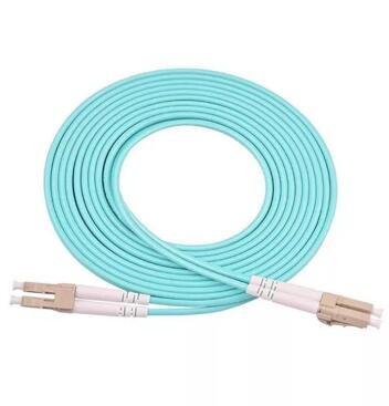 China Duplex LC LC OM3 Patch Cord LSZH Jacket For Gigabit Ethernet for sale