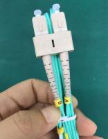 China 3.0mm OM3 Fiber Optic Patch Cord 3 Meter LC To SC Multimode Duplex Fiber Optic Patch Cable for sale
