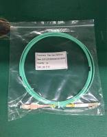 China SC LC Fiber Optic Patch Cord OM3 300 Duplex LSZH Jacket Aqua Color for sale