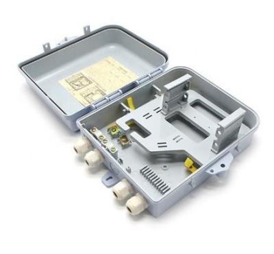 China Wall Mount Fiber Distribution Box 16 Port ODB ODP ABS Outdoor Fiber Termination Box for sale
