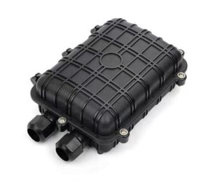 China Pole Mounting Outdoor Fiber Optic Distribution Box 12 - 48 Core ODB Black Color for sale
