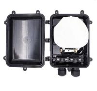 China Pole Mounting Outdoor Fiber Optic Distribution Box 12 - 48 Core ODB Black Color for sale