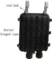 China Pole Mounting Outdoor Fiber Optic Distribution Box 12 - 48 Core ODB Black Color for sale