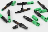 China Embedded Single Mold SC APC Quick Connector Insertion Loss 0.3DB Polishing Stype for sale