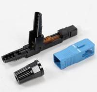 China 50mm Fiber Optic Fast Connector SC UPC Embedded Single Mold for sale