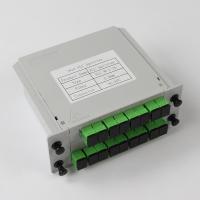 China Low PDL Compact SC APC PLC Splitter 1x16 0.9mm Fiber High Reliability for sale