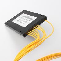 China 2.0MM Fiber Optic Splitter 1 X 8 PLC Splitter SC APC Box Branch 1.5Meter for sale