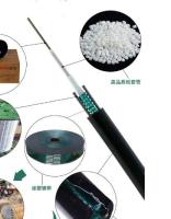 China 4 Core Overhead Fiber Optic Cable Outdoor GYXTW-4B1.3 Single Mode for sale