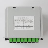 China 1X32 Fiber PLC Splitter SC APC Connector 1310nm RL 55db Fiber 0.9mm for sale