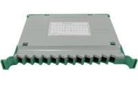 China Optic Fusion Splice Tray 12 Core Bundled Pigtail Empty Tray SC FC LC Full Configuration for sale