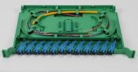China Optic Fusion Splice Tray 12 Core Bundled Pigtail Empty Tray SC FC LC Full Configuration for sale