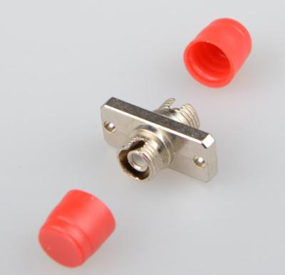 China Rectangular Fiber Optic Adapters Single Mode Fiber Optic Brazing Flange FC FC Adapter for sale