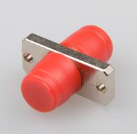 China Rectangular Fiber Optic Adapters Single Mode Fiber Optic Brazing Flange FC FC Adapter for sale