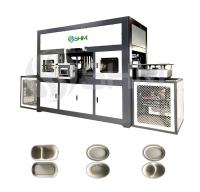 China Best Disposable Paper Lunch Box Making Machine Using Bagasse Pulp for sale