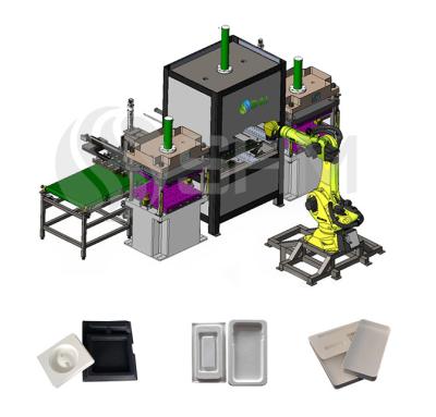 China High Speed Paper Pulp Machinery Industry Molded Pulp Packaging Machine for sale