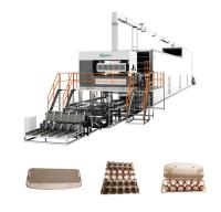 China Fully Automated Egg Box Making Machine High Capacity Egg Tray Maker for sale