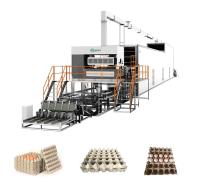 China Biodegradable Plant Pot Making Machine Bagasse Pulp Moulded Machinery for sale
