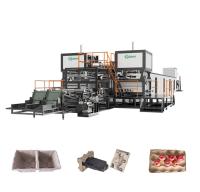 China Customized Fruit Tray Making Machine Rotary Paper Pulp Forming Machine for sale
