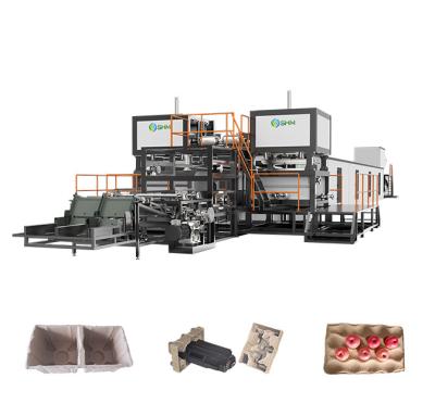 China Customized Fruit Tray Making Machine Rotary Paper Pulp Forming Machine for sale