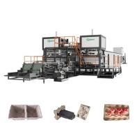 China Fully Automatic Apple Egg Tray Paper Pulp Making Machine With Metal Drying Line for sale