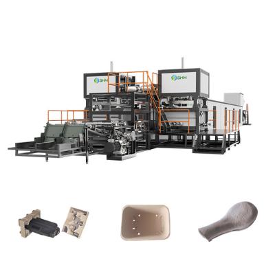 China Corrugated Molded Pulp Packaging Machinery Pulp Cat Litter Basin Making Machine for sale