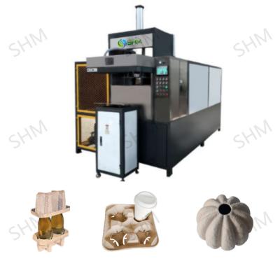 China Mini Automatic Sugarcane Bagasse Pulp Molding Making Machine for sale