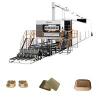 China Paper Pulp Fruit Tray Plates Making Machine Large Scale Fully Automatic for sale