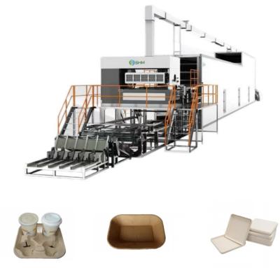 China Paper Coffee Cup Tray Machine Wine Bottle Tray Machine for sale