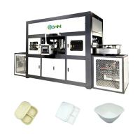 China Automatic Sugarcane Bagasse Paper Lid Making Machine with 1080pcs/h Capacity for sale