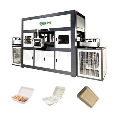 China Automatic Sugarcane Bagasse Pulp Molding Making Machine For Paper Cup Lid Production Line for sale